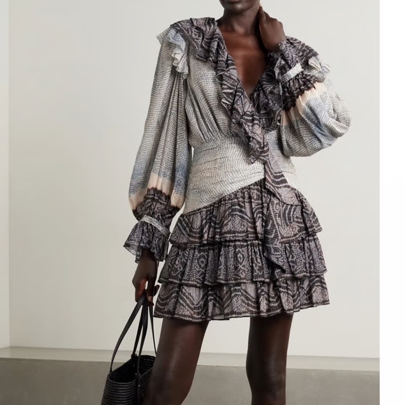 Ulla Johnson | Dresses | Nwt Ulla Johnson Sara Moonstone Metallic Lurex ...